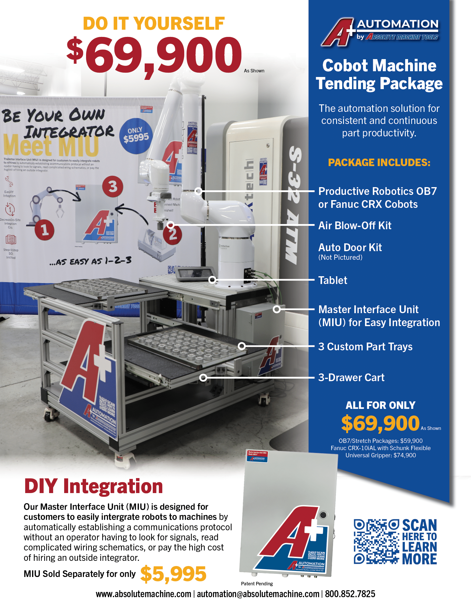 Cobot Machine Tending Package: DIY Automation Made Easy