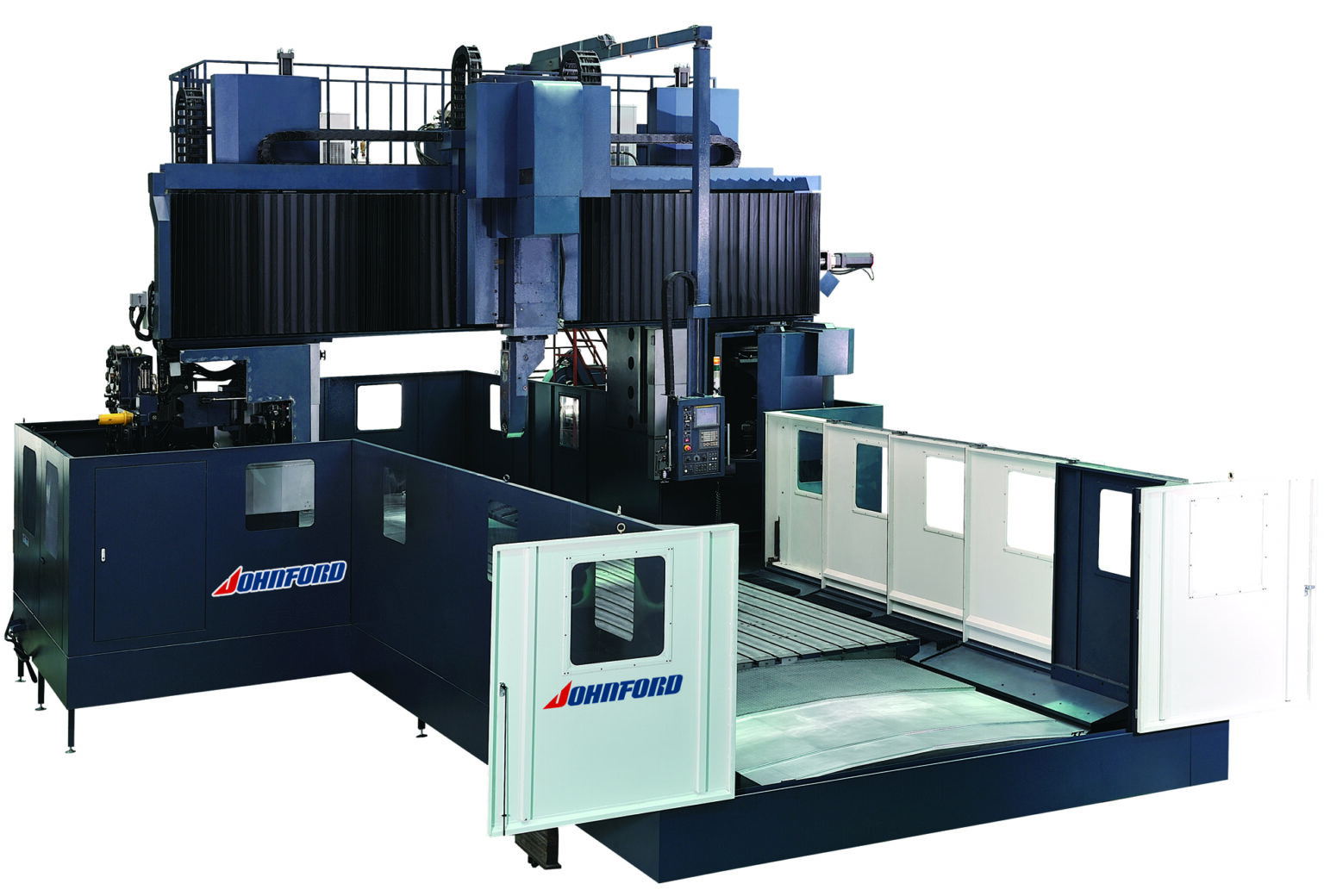 Johnford DMC Series 1600mm – 6100mm Moving Table/Fixed Column Bridge Mills