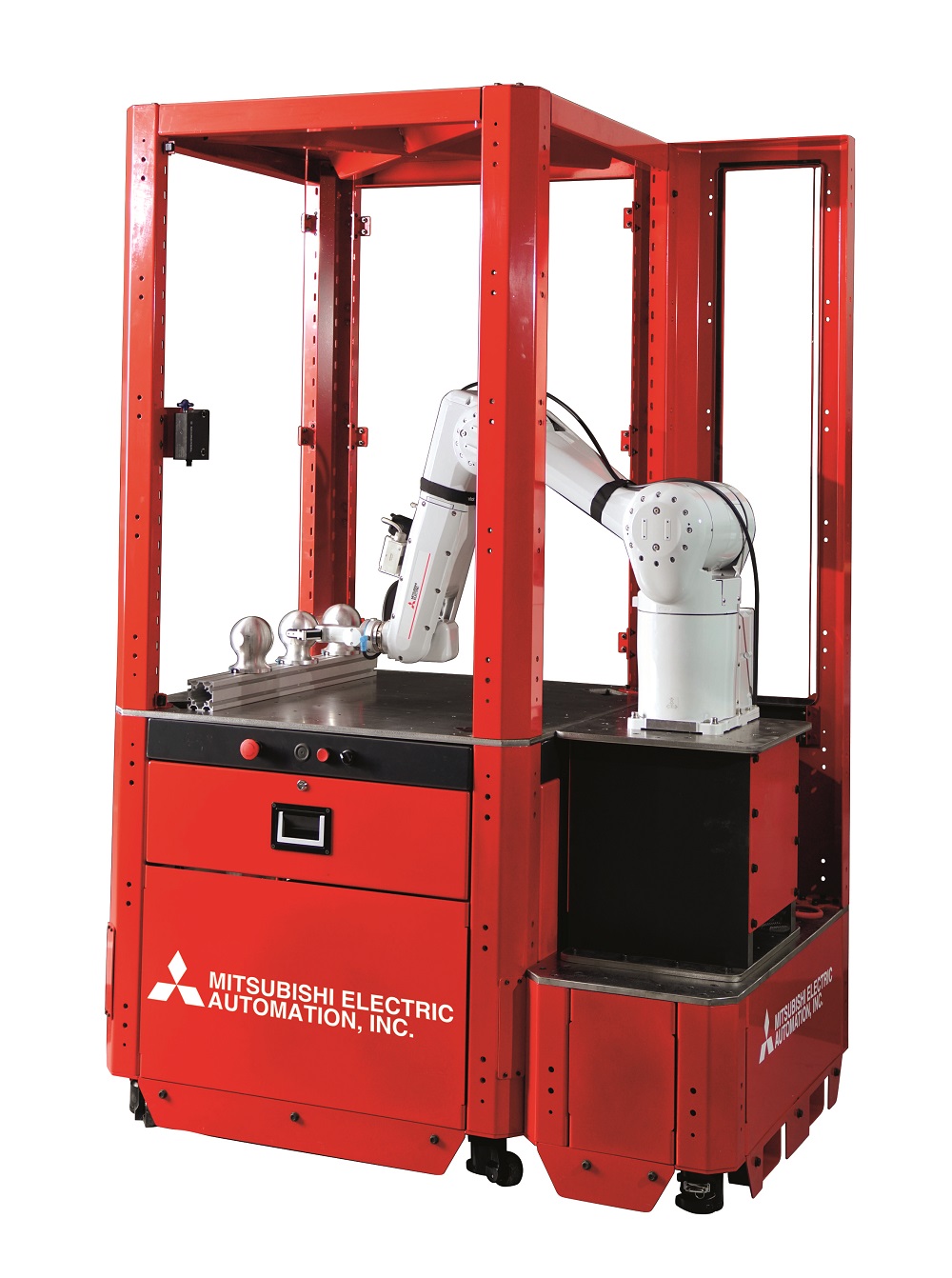 Mitsubishi LoadMate Plus™ Machine Tending Robotic Cell for Automation
